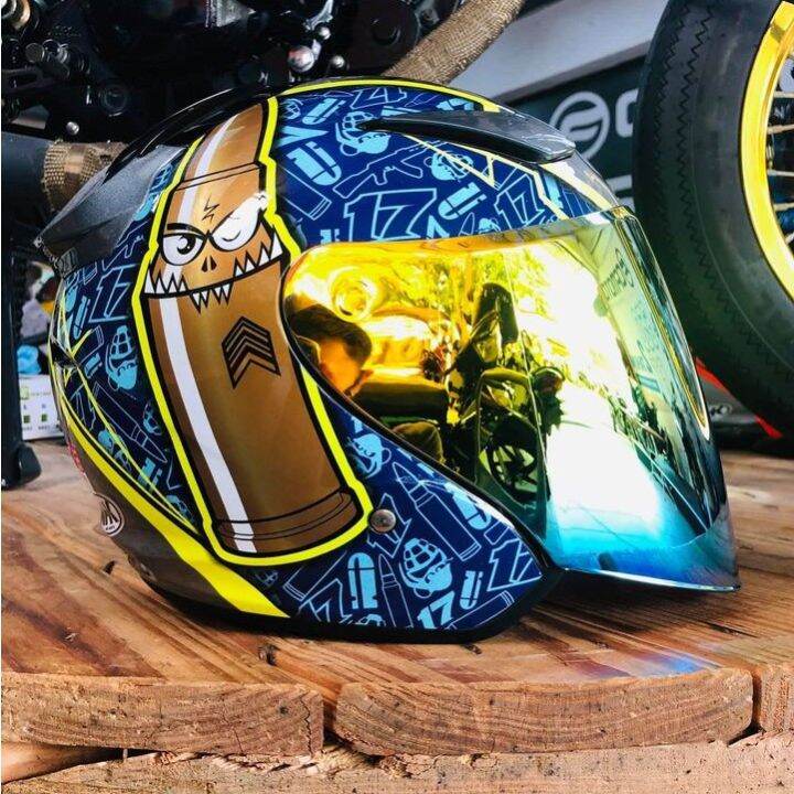 NHK Karel Abraham KA17 R1 Motogp Double Visor Helmet Yellow | Lazada