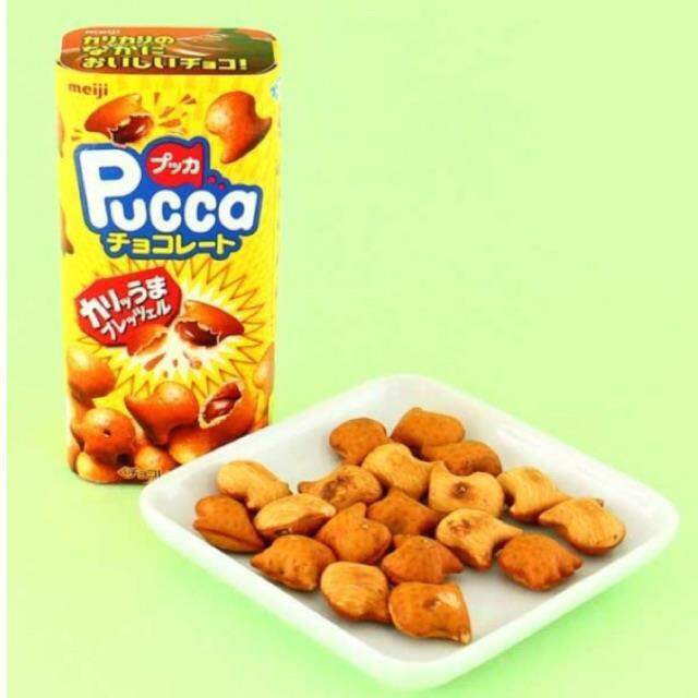 Meiji Pucca Chocolate biscuit | Lazada PH