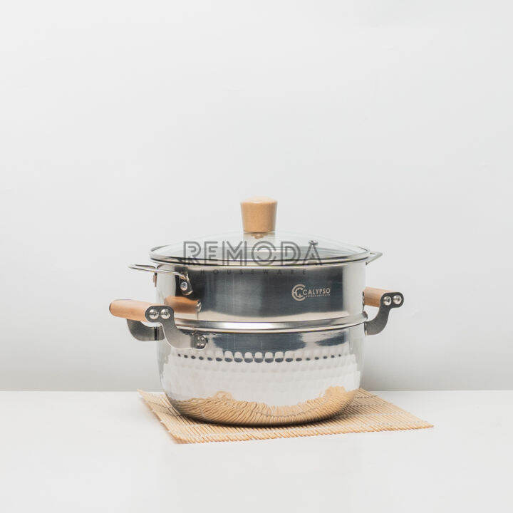 Calypso Korean Steamer Pot Panci Rebus Korea Tingkat Dengan Kukusan 20 ...
