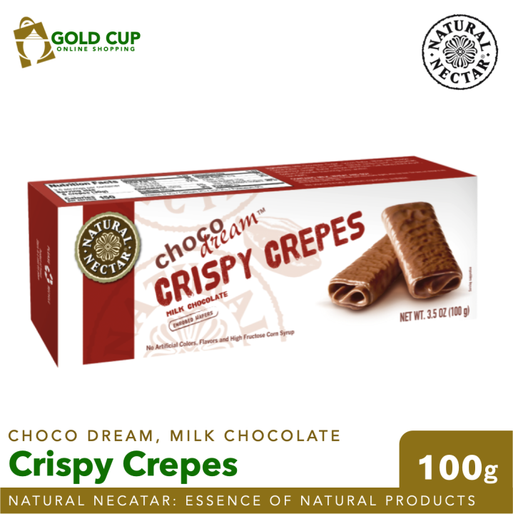 Natural Nectar Choco Dream Crispy Crepes Milk Chocolate 100g | Lazada PH