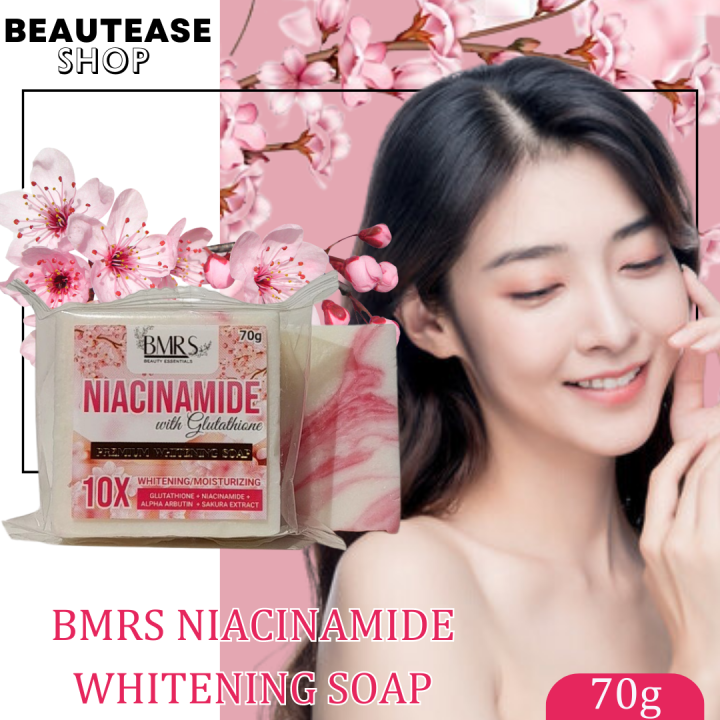100 Original Bmrs Premium Whitening Soap Niacinamide With Glutathione