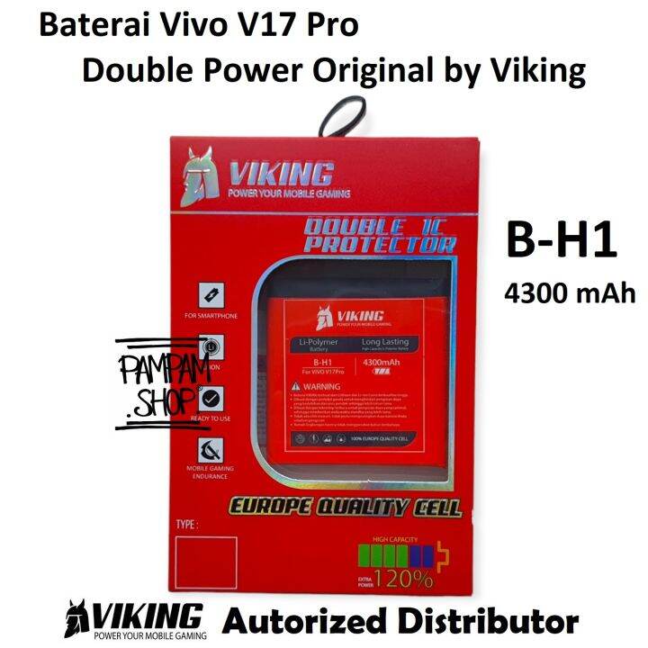 Baterai VIKING Double Power Original Vivo V17 PRO B-H1 BH1 1910 Batre ...