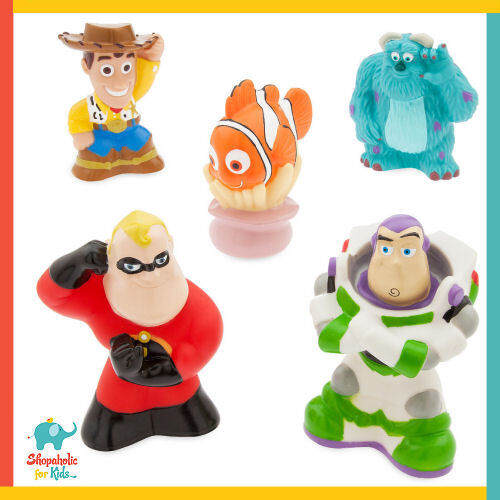 PIXAR Toy Story Squeeze Toy Set s4kph woody cowboy nemo fish sully ...