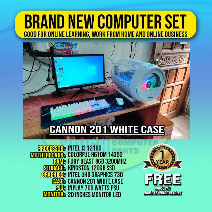 COMPUTER SET INTEL i3 12100 12TH GEN | Lazada PH