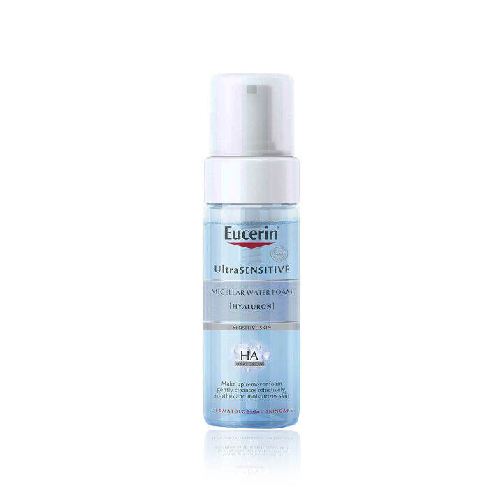 Eucerin UltraSENSITIVE [HYALURON] Micellar Water Foam 150ml ยูเซอริน ...