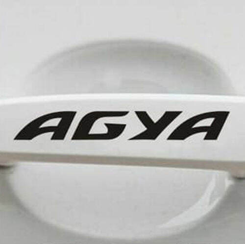 Stiker Handle Pintu Mobil Logo Toyota Agya - Car Decal Sticker | Lazada ...