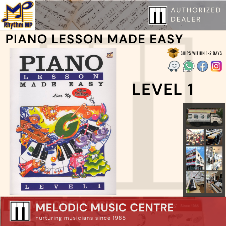 Piano Lesson Made Easy Level 1 by Lina Ng | Lazada