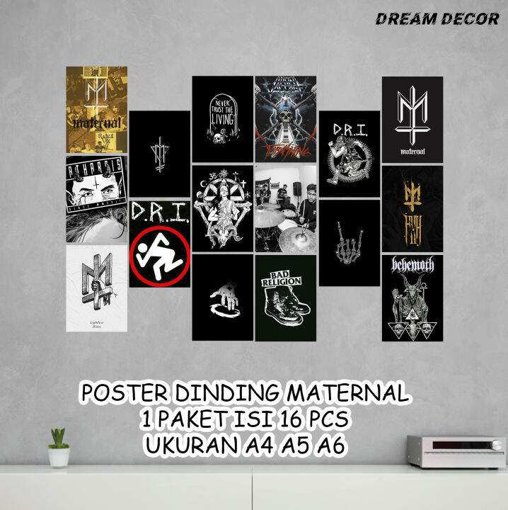 Poster Dinding Tema Maternal Ukuran A4 A5 A6 Poster Kekinian Dekorasi ...