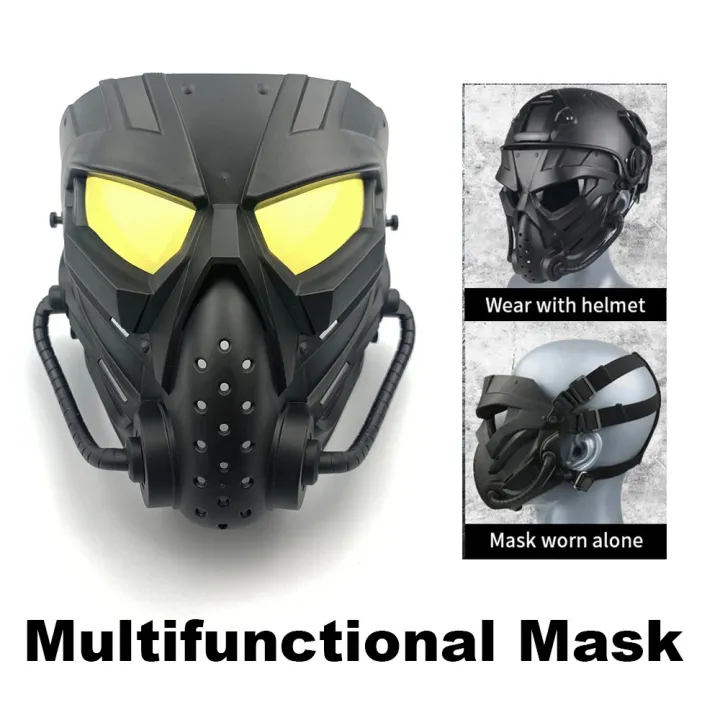 Masker Motor Topeng 3 Model Airsoft Gun Paintball Full Face Model ...