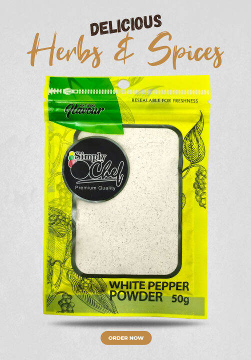 Simply Chef White Pepper 50g | Lazada PH