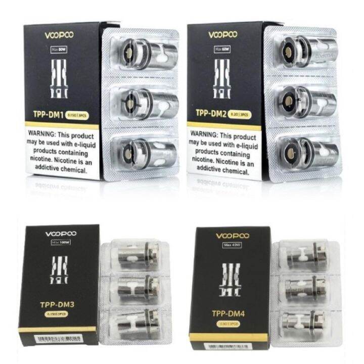 Voopoo TPP Replacement Coils Occ DM1 DM2 DM3 DM4 (LEGIT) | Lazada PH