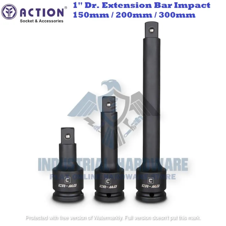 ACTION 1/2" Impact Extension Bar (75mm / 125mm) | Lazada