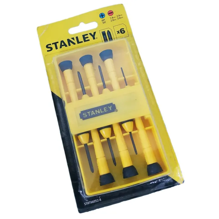 ORIGINAL STANLEY PRECISION SCREW DRIVER SET MODEL NO. STHT66052-8 ...