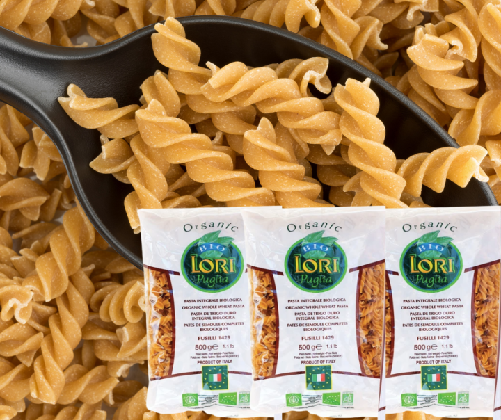 Pasta Lori Bio Lori Organic Whole Wheat Pasta Fusilli 500g (pack of 3 ...