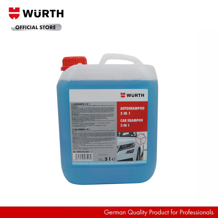 Wurth Car Shampoo 3 in 1 5L | Lazada