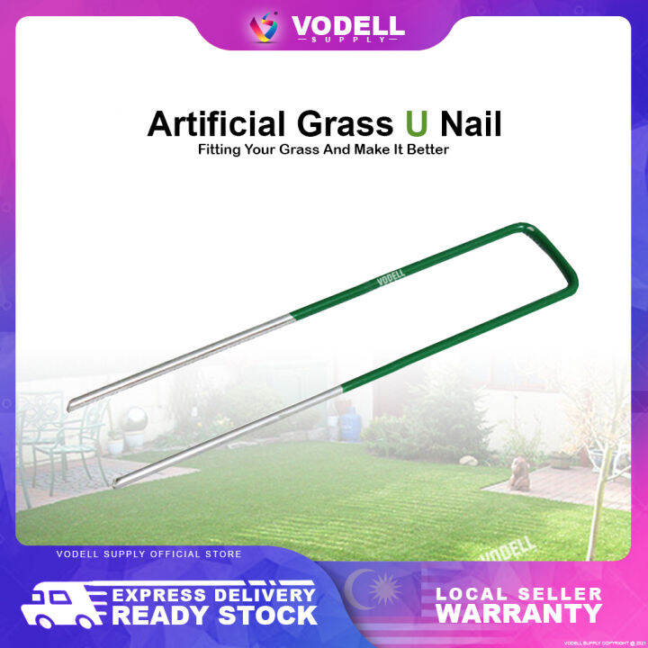 【100 pcs】Artificial Grass Nail Stainless Steel High Quality U Pin Nail ...