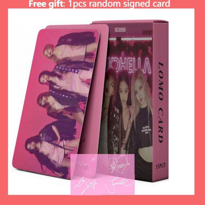 【New Original】♈ Coachella BLACKPINK 55pcs Photocard Lisa Jisoo Jennie ...
