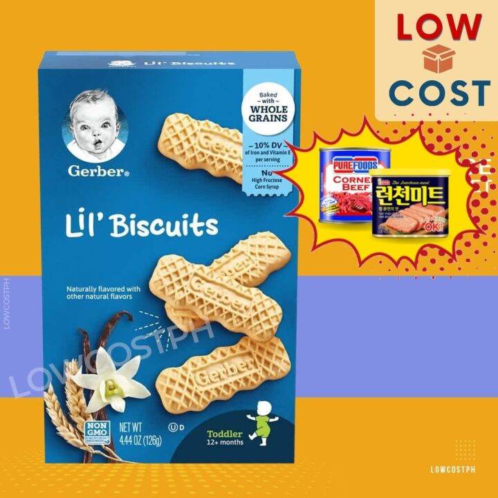 Low Cost Ph Gerber Lil Biscuits 12 Months Animal crackers Arrow Root ...