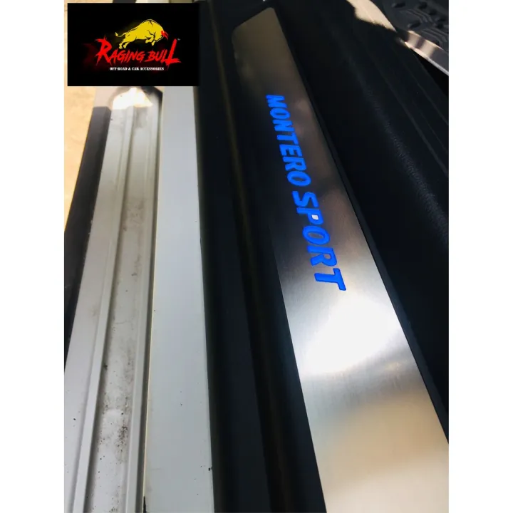 2016 - 2022 Montero Sport Side Step Sill with Blue LED light - High ...