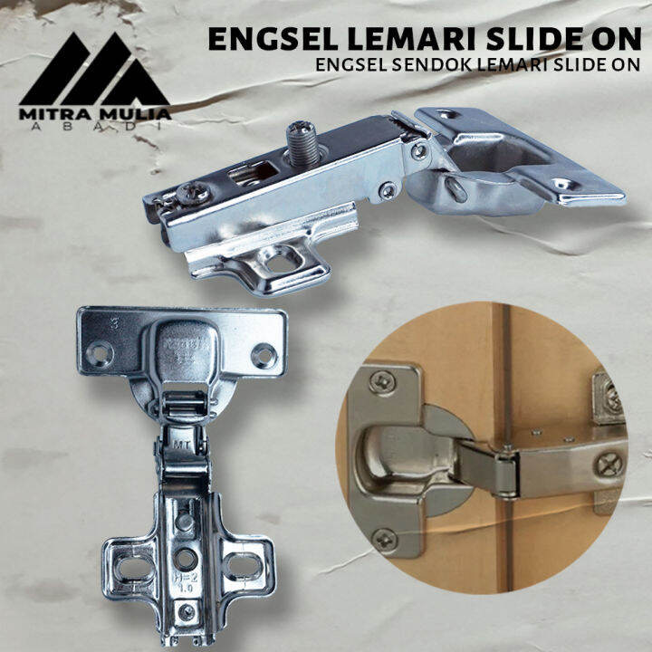 Engsel Lemari HUBEN l Engsel Sendok Lurus Hidrolik | Lazada Indonesia