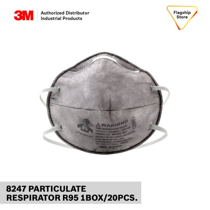 3M 8247 PARTICULATE RESPIRATOR P95 20PCS/SET | Lazada PH