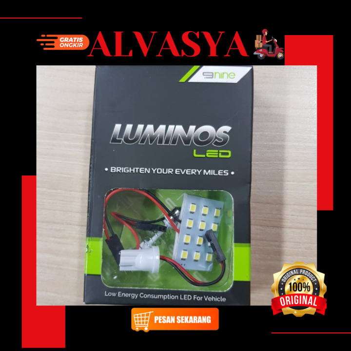 Lampu LED Kabin Mobil Luminos Original Lampu Plafon Mobil universal LED ...