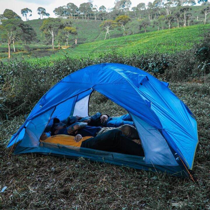 Tenda LWY Compass 2P Double Layer - Tenda Camping Gunung Frame Alloy ...