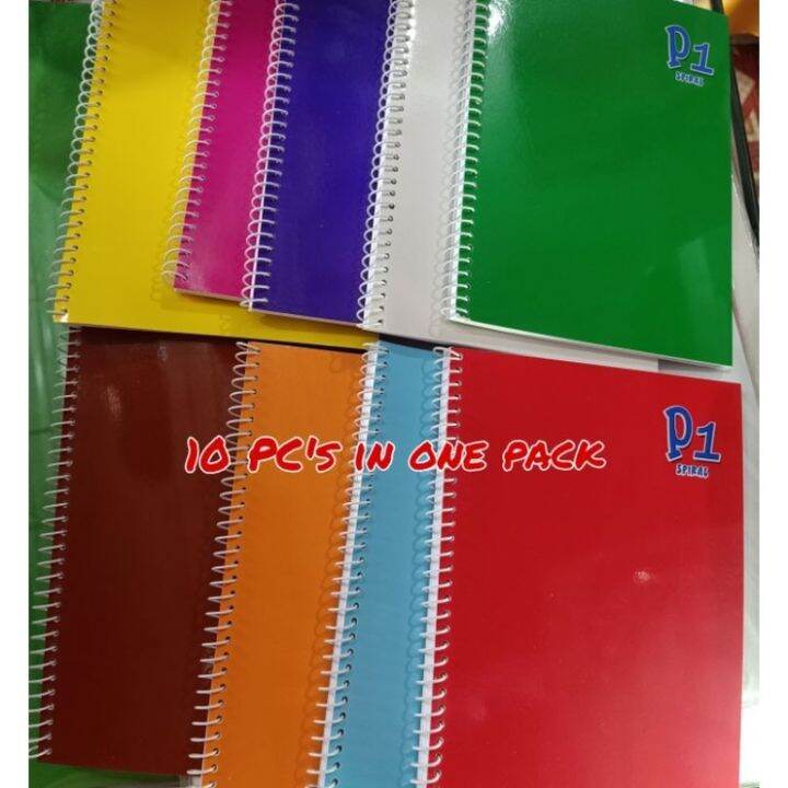 Spiral notebook (10 PC's per pack) 148mm x 200mm 80 leaves | Lazada PH