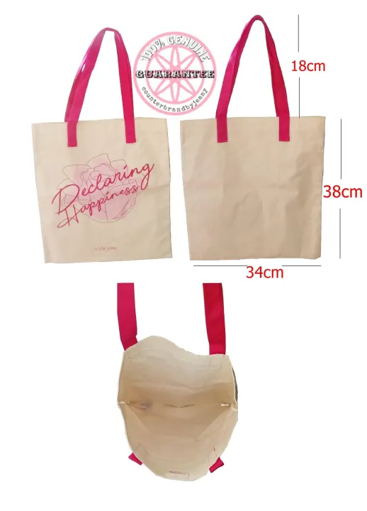 LANCOME Declaring Happiness Tote Bag | Lazada.co.th