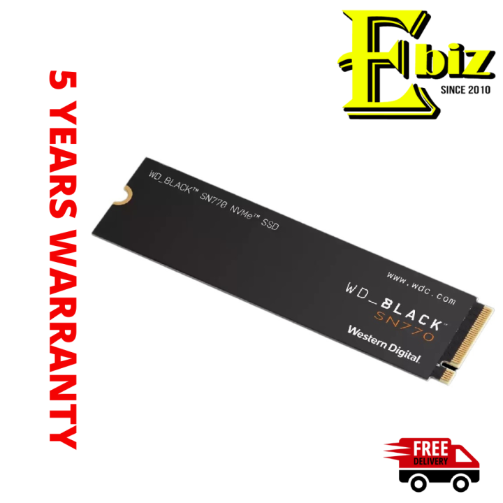 WESTERN DIGITAL Black SN770 NVME SSD Solid State Drives | Lazada