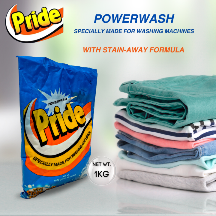 Pride Powerwash with Stain Away Formula Low Foam for Efficient Machine ...