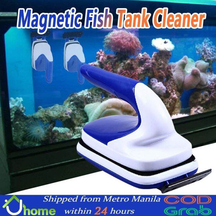 【2023】 【SOYACAR】Magnetic Aquarium Fish Tank Brush Floating Glass Window Algae Scraper Cleaner ...