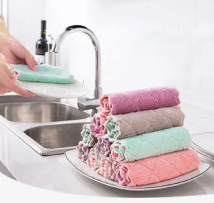 Super Absorbent Micro kitchen Cloth Cleaning kitchen Towel tools ...