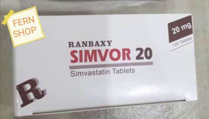 RANBAXY SIMVOR 20 Isi 100 Tablets Obat Kolesterol | Lazada Indonesia