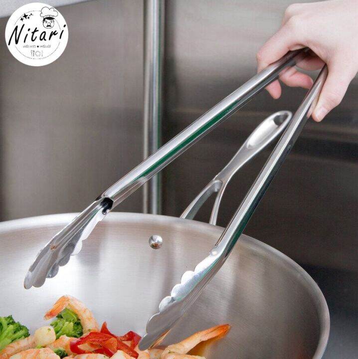 ที่คีบอาหาร ที่คีบอาหารสแตนเลส คลิปหนีบอาหารสแตนเลส ที่คีบบาร์บีคิว ...