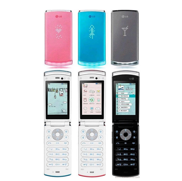 Original LG GD580 3G Mobile Phone Lollipop 800mAh 2.8'' 3.15MP External Hidden OLED Display ...