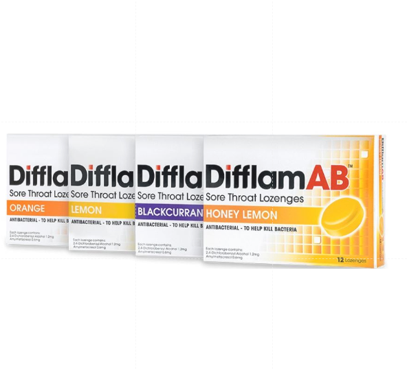 iNova Difflam AB Sore Throat Lozenges 12's | Lazada