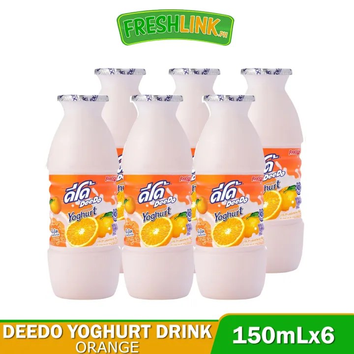 DEEDO YOGHURT ORANGE 150ML X 6 | Lazada PH
