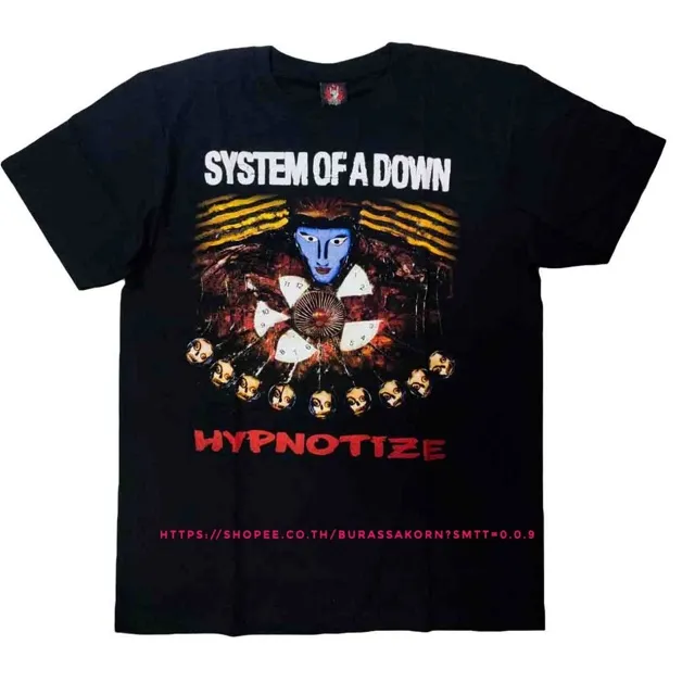 HMHM เสื้อยืดวง system of a down เสื้อยืดคอกลม | Lazada.co.th