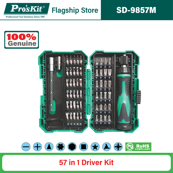 Pro'sKit SD-9857M 57 in 1 Driver Kit | Lazada