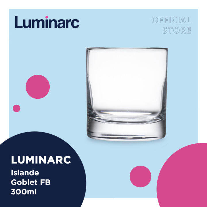 Luminarc Islande Tumbler 30 cl 300 ml Old Fashion - Short Glass (E5884 ...