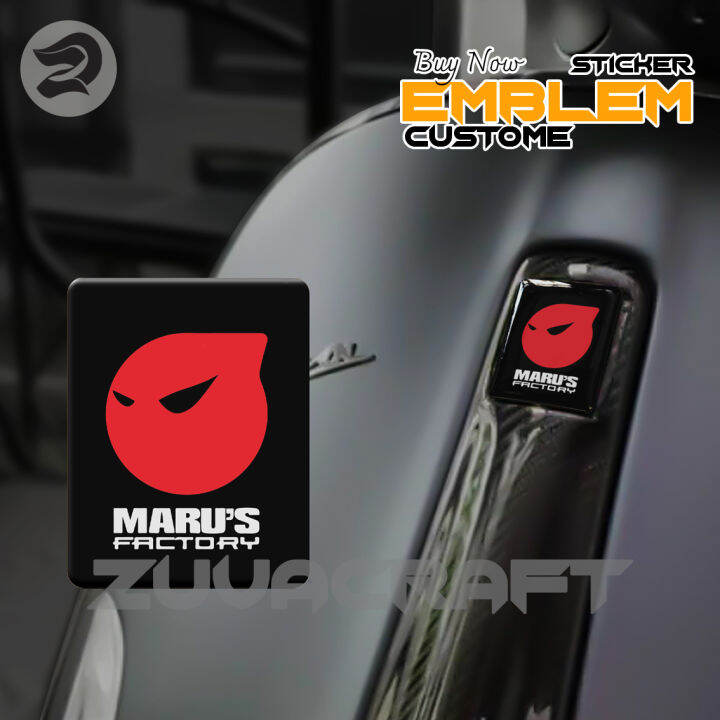 STIKER EMBLEM VESPA LOGO MARUS FACTORY EMBLEM TIMBUL STIKER VESPA DASI ...