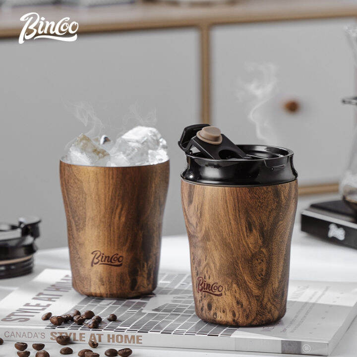 Bincoo แก้วกาแฟขวดทนความร้อนกระบอกน้ำเซรามิก280มล. | Lazada.co.th