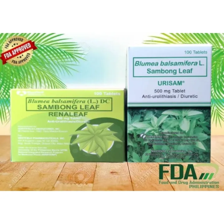URISAM / RENALEAF (SAMBONG LEAF) 100 Tablets | Lazada PH