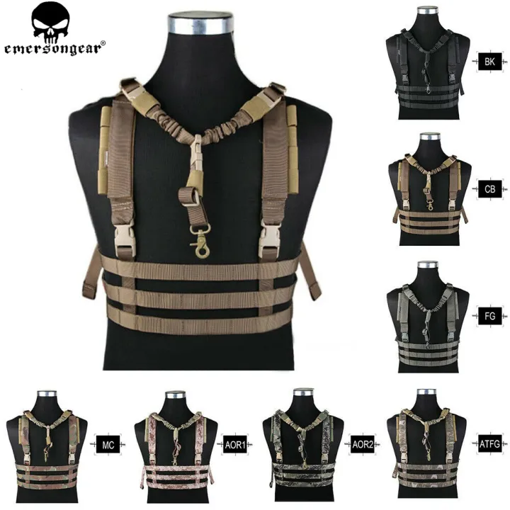 EmersonGear Lightweight High Speed Tactical Vest Stretch Sling MOLLE ...