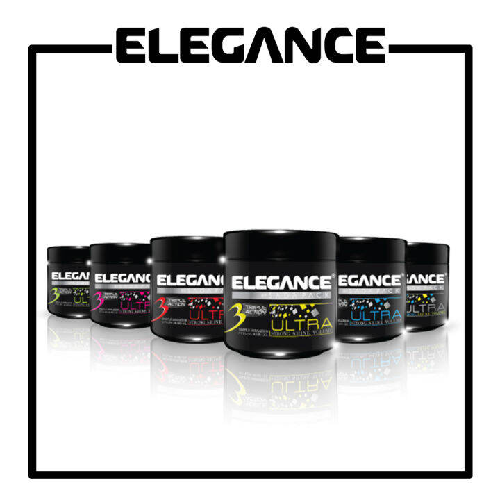 Elegance Triple Action Hair Gel | Super Strong Hold Hair Gel | Scented ...