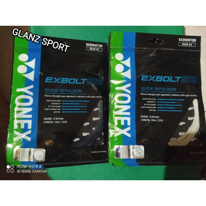 Yonex Exbolt 63 Yonex Exbolt 63 SP Original Badminton String | Lazada PH