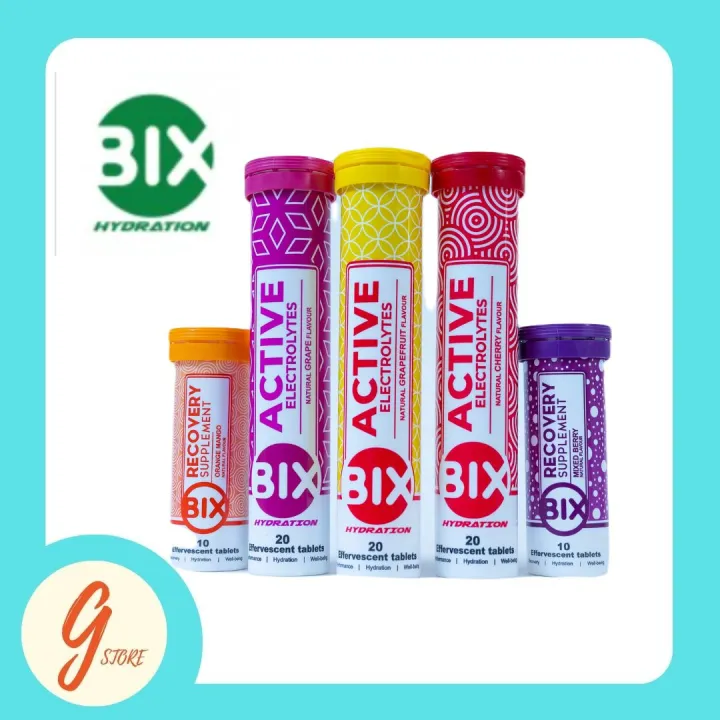 Bix Recovery Supplement Hydration เกลือแร่แบบเม็ดฟู่ | Lazada.co.th