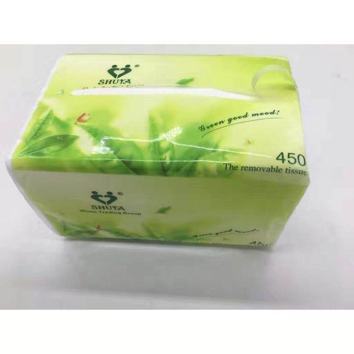 practical Shuta Green Tea Facial Tissue 450 Sheets by 8pack(S-0010 ...