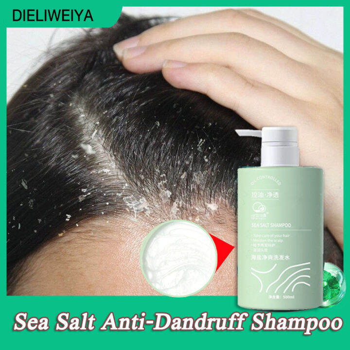 Anti-dandruff remove mites refreshing oil-controlling sea salt shampoo ...